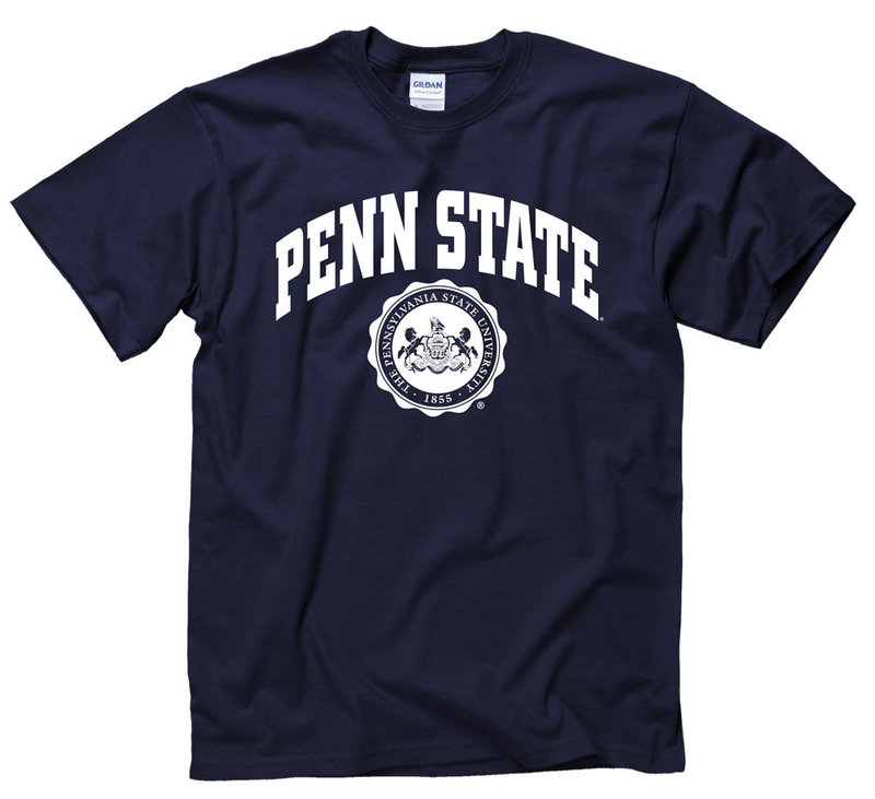 Penn State University T-Shirt Official Seal Navy Nittany Lions (PSU) 004PSU
